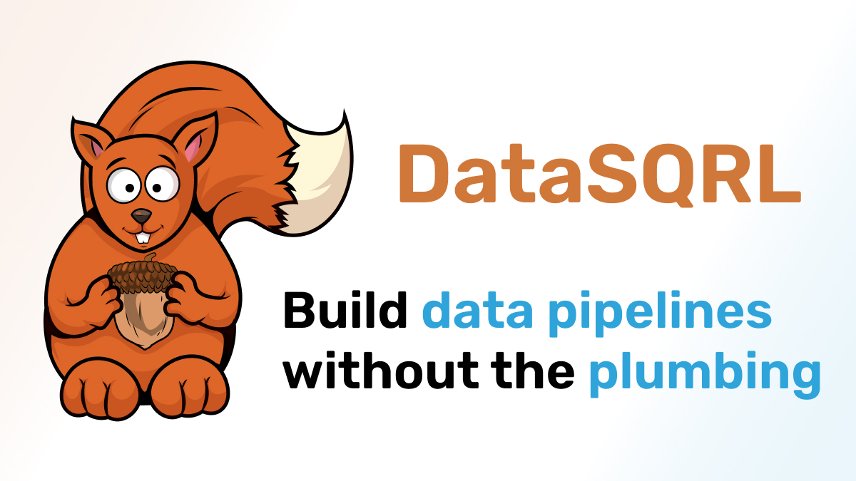 DataSQRL - Data Automation Framework | DataSQRL